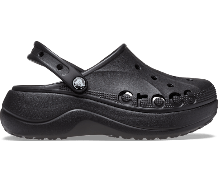 Platform crocs black online