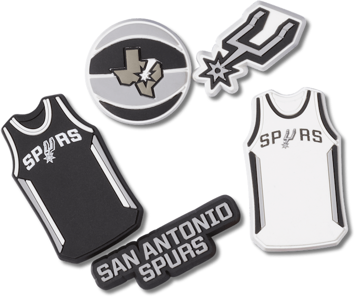 NBA San Antonio Spurs 5 Pack Jibbitz™ charms - Crocs