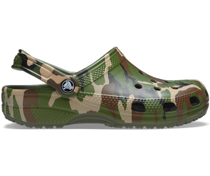 Mens camo crocs size 10 store