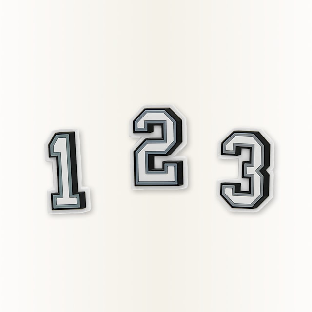 Number 7 Jibbitz Shoe Charm - Crocs