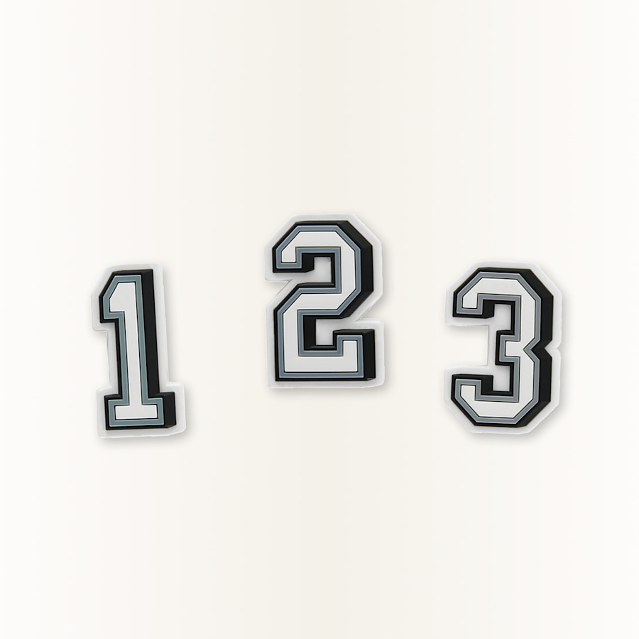 Number 7 Jibbitz Shoe Charm - Crocs