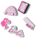 Barbie Pink 5 Pack Jibbitz Shoe Charm - Crocs