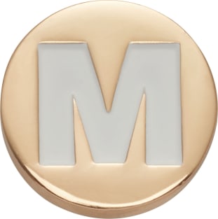 Gold Letter M Jibbitz Shoe Charm - Crocs