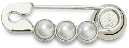 Pearl Safety Pin Jibbitz™ charms - Crocs