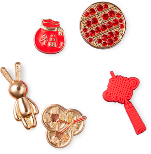 Year of The Rabbit 5 Pack Jibbitz™ charms - Crocs