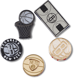 NBA Brooklyn Nets 5 Pack Jibbitz™ charms - Crocs
