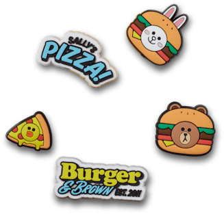 Line Friends 5 Pack Jibbitz™ charms - Crocs