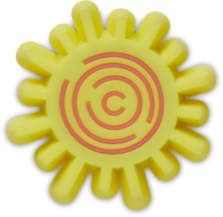 Lights Up Sun Jibbitz™ charms - Crocs