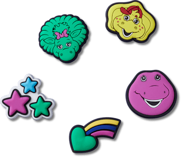 Barney 5 Pack Jibbitz™ charms - Crocs
