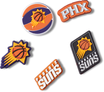 【クロックス公式】NBA フィニックス サンズ 5 パック | ジビッツ チャーム | アクセサリー カスタマイズ