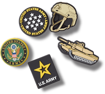 US Army 5 Pack 2 Jibbitz™ charms - Crocs
