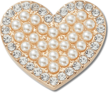 Pearl Cluster Heart Jibbitz™ charms - Crocs