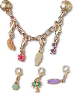 Tropical Removable Charm Chain Jibbitz™ charms - Crocs