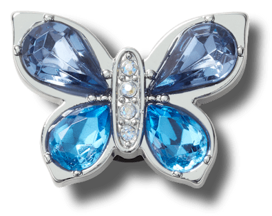 Blue Gem Butterfly Jibbitz™ charms - Crocs