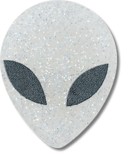 Glitter Alien Head Jibbitz™ charms - Crocs