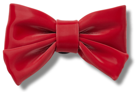 Maroon Bow Dark Romance Jibbitz™ charms - Crocs