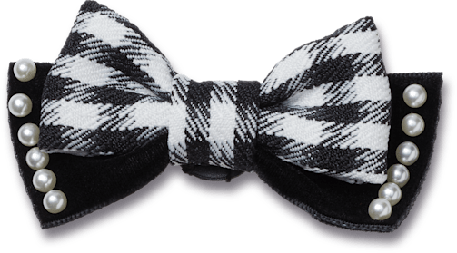 Black Double Layer Bow Jibbitz™ charms - Crocs