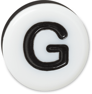 Tiny Friendship Letter G Jibbitz™ charms - Crocs