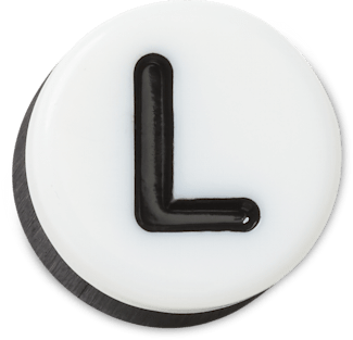 Tiny Friendship Letter L Jibbitz™ charms - Crocs