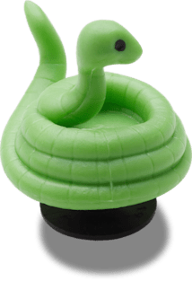 3D Snake Coil Jibbitz™ charms - Crocs