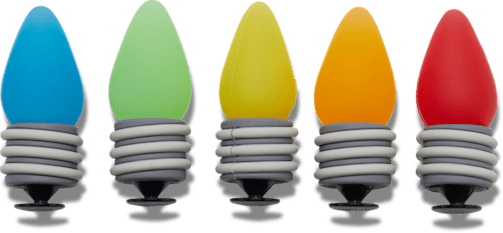 LED Holiday Lights 5 Pack Jibbitz™ charms - Crocs