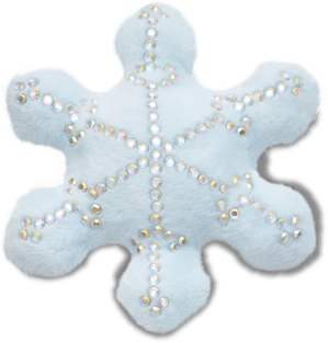 Plush Studded Snowflake Jibbitz™ charms - Crocs