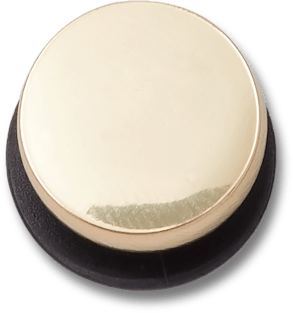 Tiny Gold Circle Jibbitz™ charms - Crocs