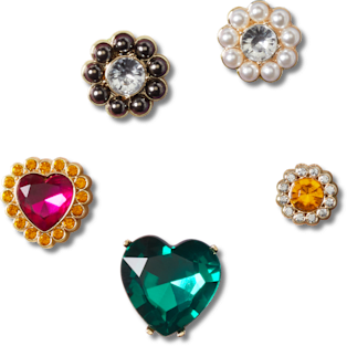 Ethereal Gem 5 Pack Jibbitz™ charms - Crocs