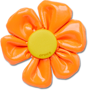 Oversized Large Orange Flower Jibbitz™ charms - Crocs