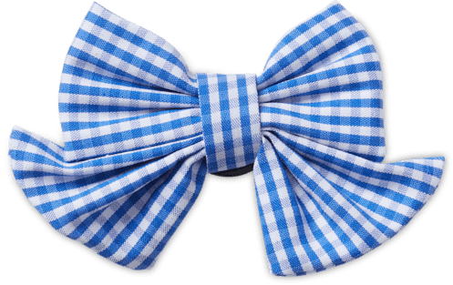 Blue Gingham Bow Jibbitz™ charms - Crocs