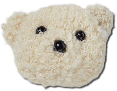 Terry Teddy Bear Face Jibbitz™ charms - Crocs