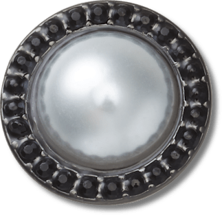 Pearl with Black Gem Base Jibbitz™ charms - Crocs