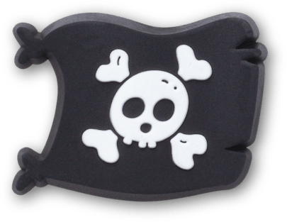 Pirate Flag and Skull Jibbitz™ charms - Crocs