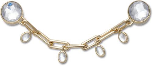 Delicate Gold and Gem Chain Jibbitz™ charms - Crocs