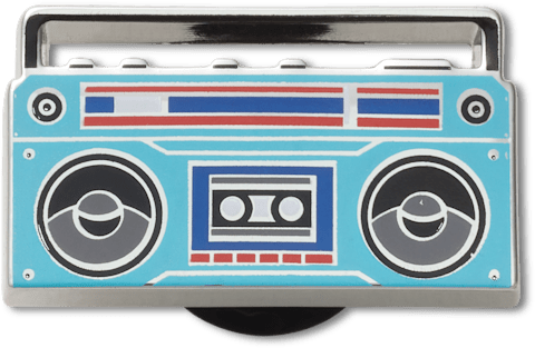 Blue Boom Box Jibbitz™ charms - Crocs