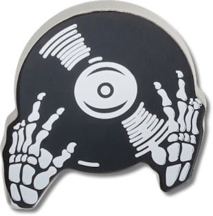 Skeleton Record Jibbitz™ charms - Crocs