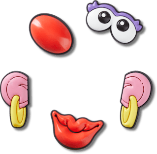 Mrs Potato Head 5 Pck Jibbitz™ charms - Crocs