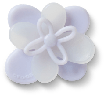 Blooming Light Blue Flower Jibbitz™ charms - Crocs