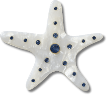 Silver Starfish Jibbitz™ charms - Crocs