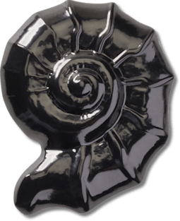 Dark Swirl Shell Jibbitz™ charms - Crocs