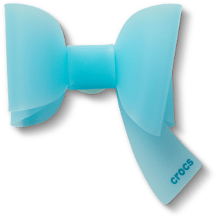 Blue Asymmetrical Bow Jibbitz™ charms - Crocs