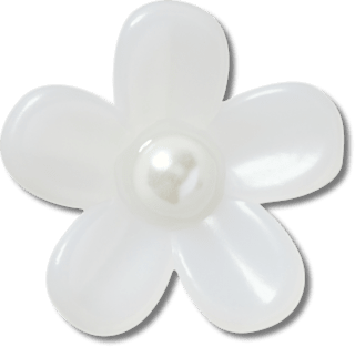 Matte Pearl Flower Jibbitz™ charms - Crocs