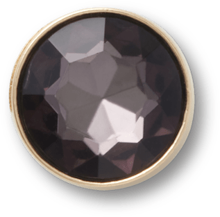 Gold and Black Circle Gem Jibbitz™ charms - Crocs