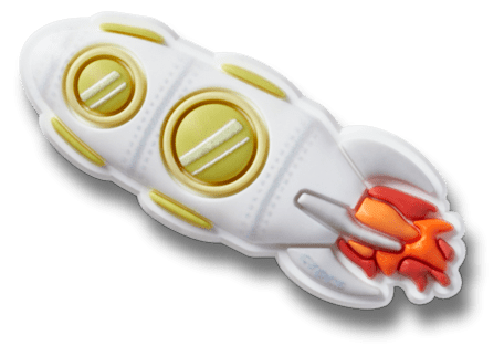 Space Rocketship Jibbitz™ charms - Crocs