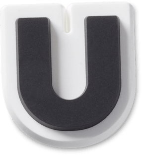 Bold Uppercase Letter U Jibbitz™ charms - Crocs