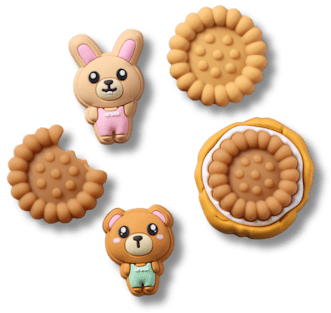 K Cookie 5 Pack Jibbitz™ charms - Crocs