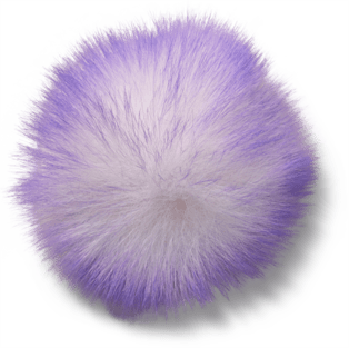 Pink Long Hair Puff Jibbitz™ charms - Crocs