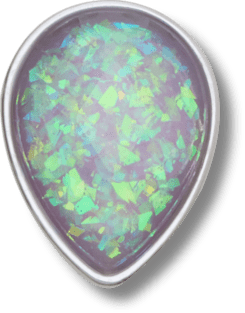 Opalescent Meta Gem Jibbitz™ charms - Crocs