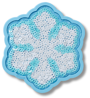Sequin Snowflake Jibbitz™ charms - Crocs