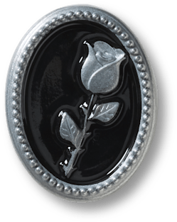 Silver Rose Emblem Jibbitz™ charms - Crocs